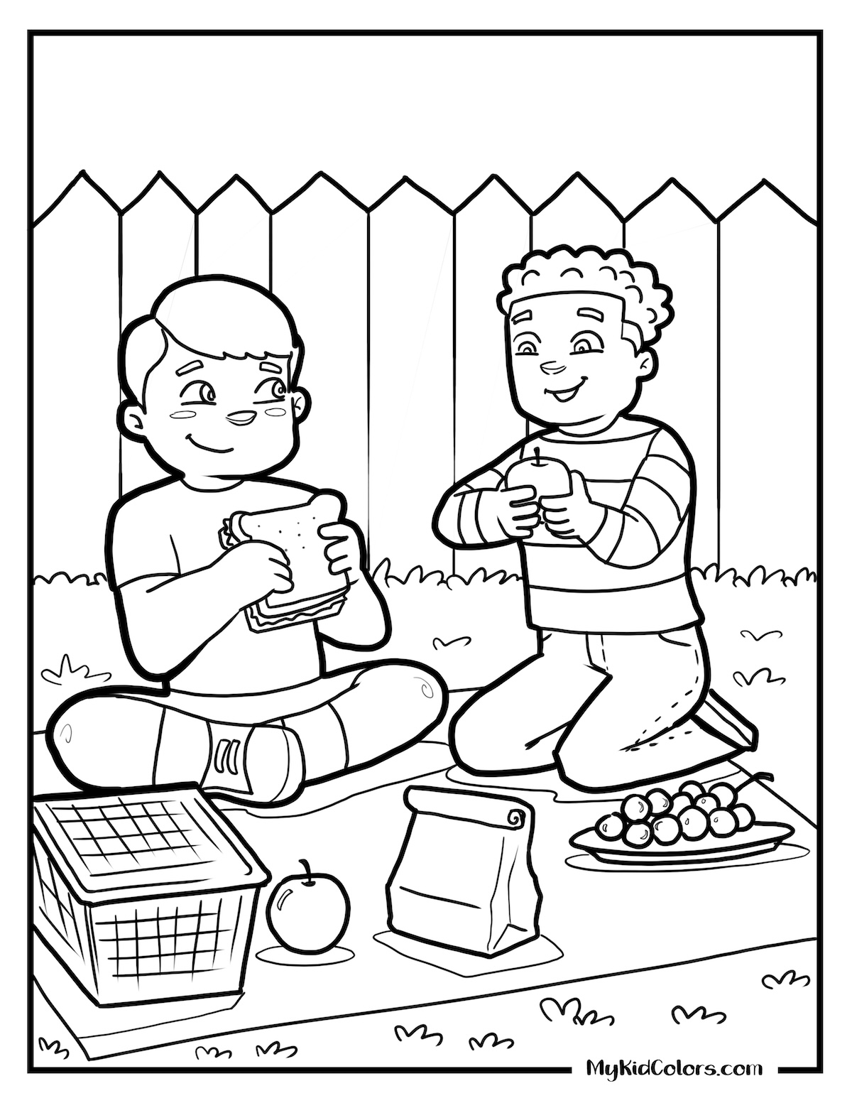 15 Free Printable Coloring Pages for Kids