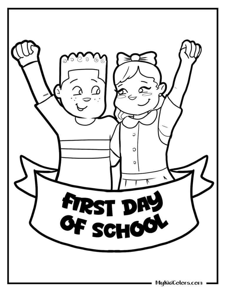 25+ Back to School Coloring Pages (Free Printable PDFs for Kids of Color)