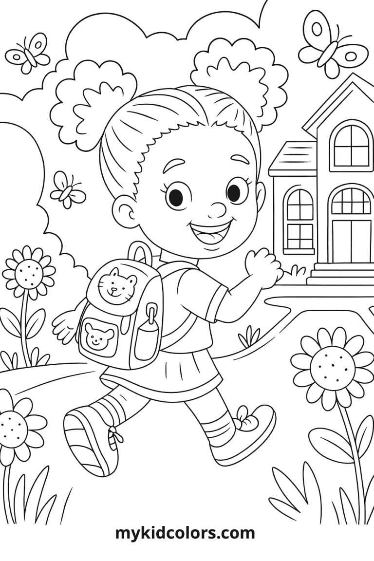 25+ Back to School Coloring Pages (Free Printable PDFs for Kids of Color)