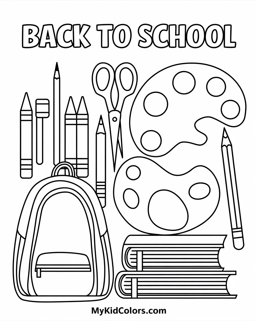 25+ Back to School Coloring Pages (Free Printable PDFs for Kids of Color)