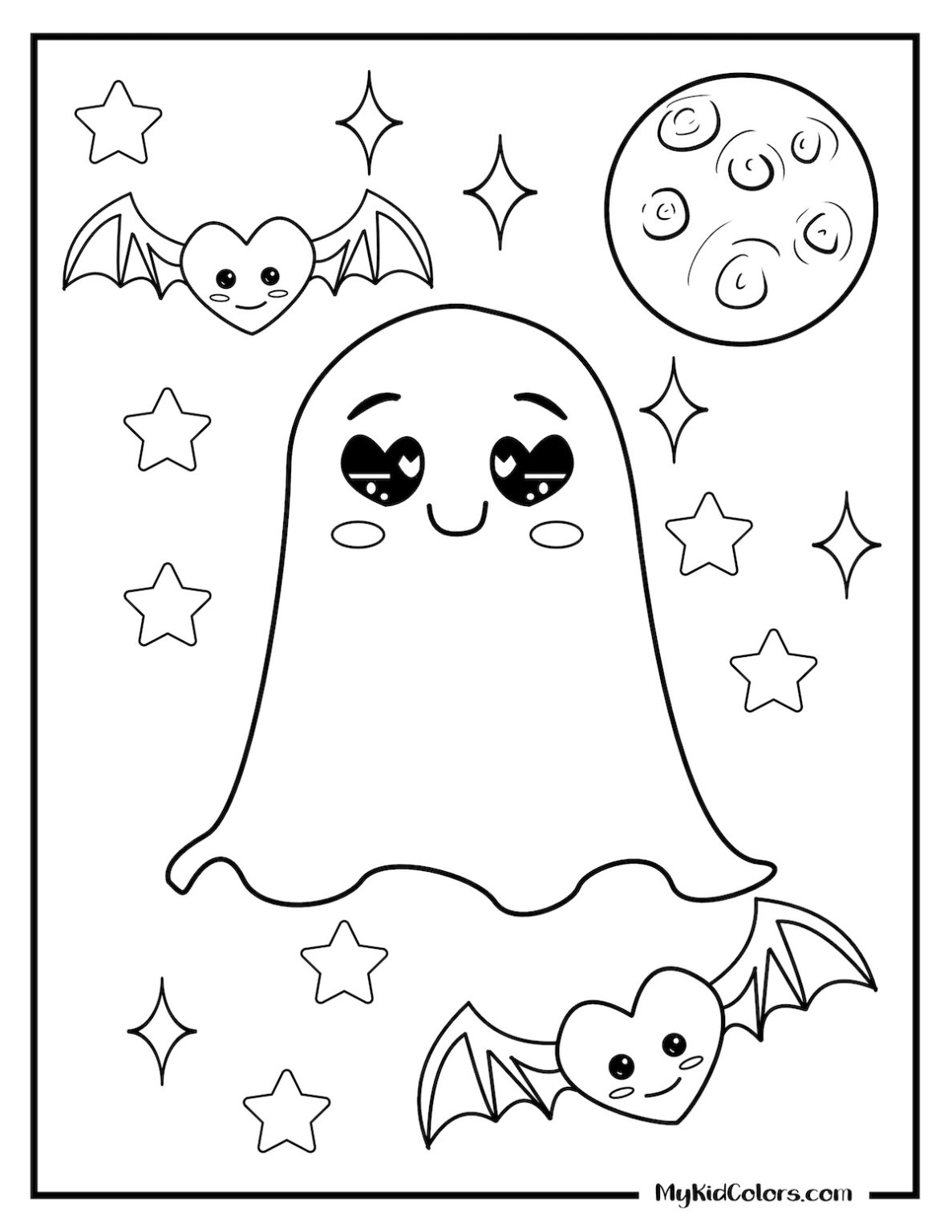 15 Free Spooky Coloring Pages for Kids, Adults & Classrooms