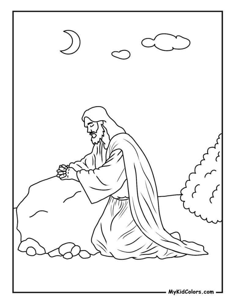 15 Jesus Coloring Pages | Free Bible Printables for Kids