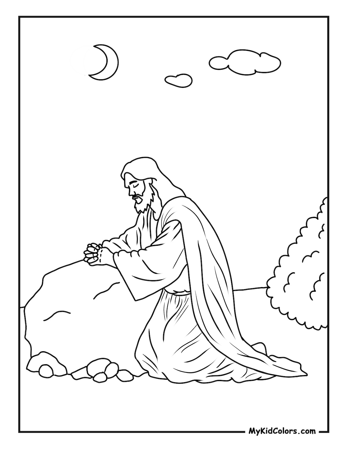 15 Jesus Coloring Pages | Free Bible Printables for Kids