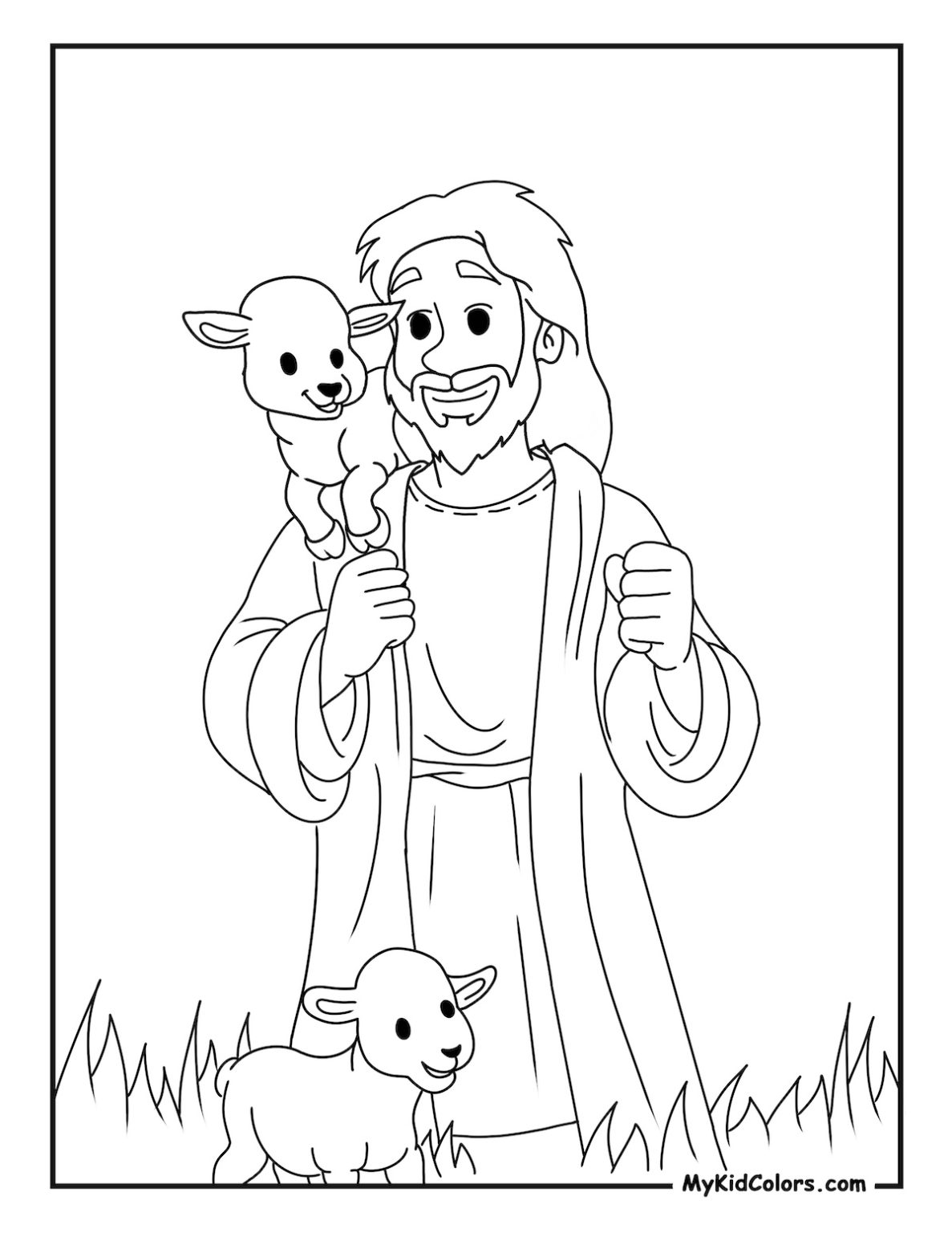 15 Jesus Coloring Pages | Free Bible Printables for Kids