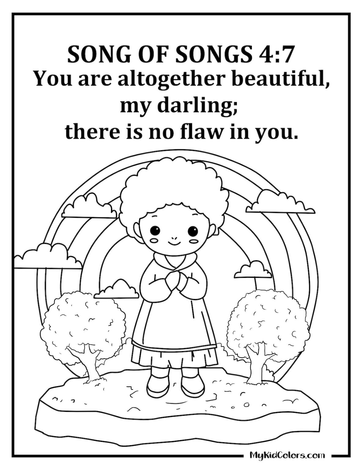 15 Bible Verse Coloring Pages for Kids | Free Scripture Printables