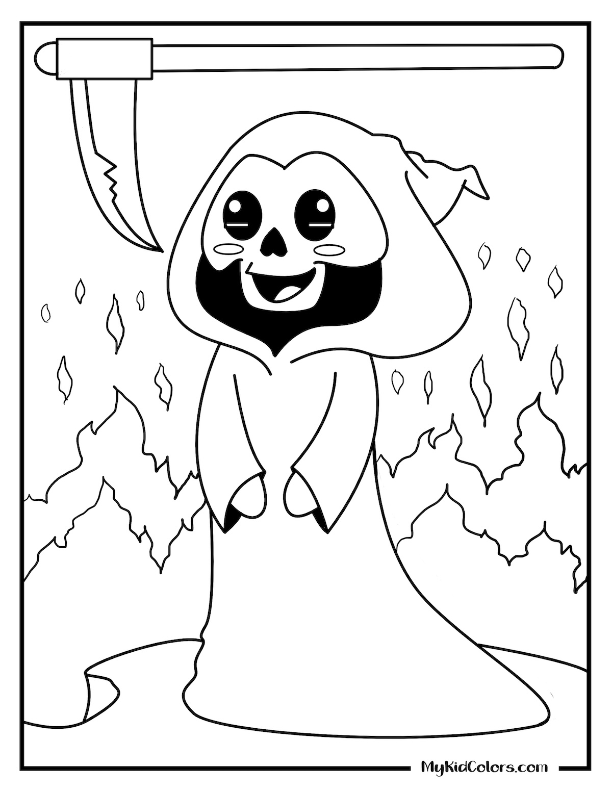 15 Free Spooky Coloring Pages for Kids, Adults & Classrooms