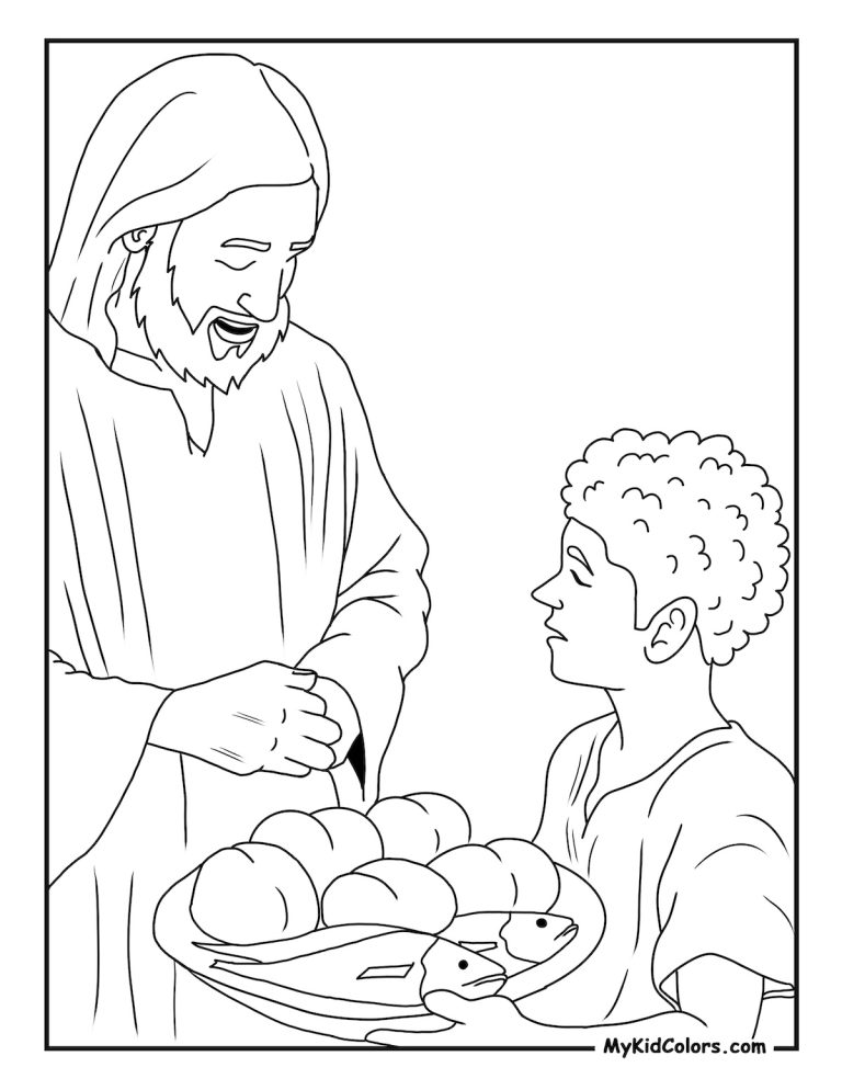 15 Jesus Coloring Pages | Free Bible Printables for Kids