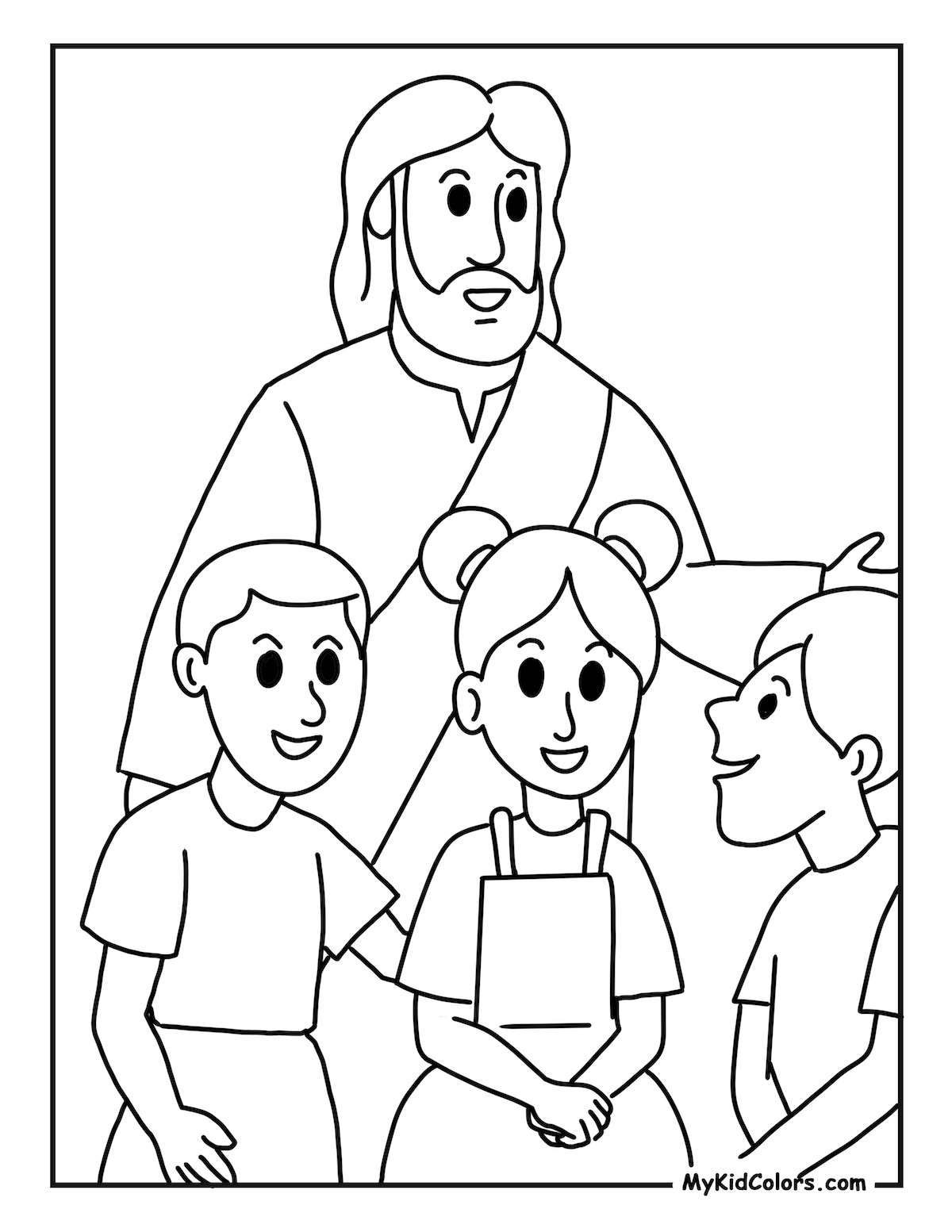 15 Jesus Coloring Pages | Free Bible Printables for Kids