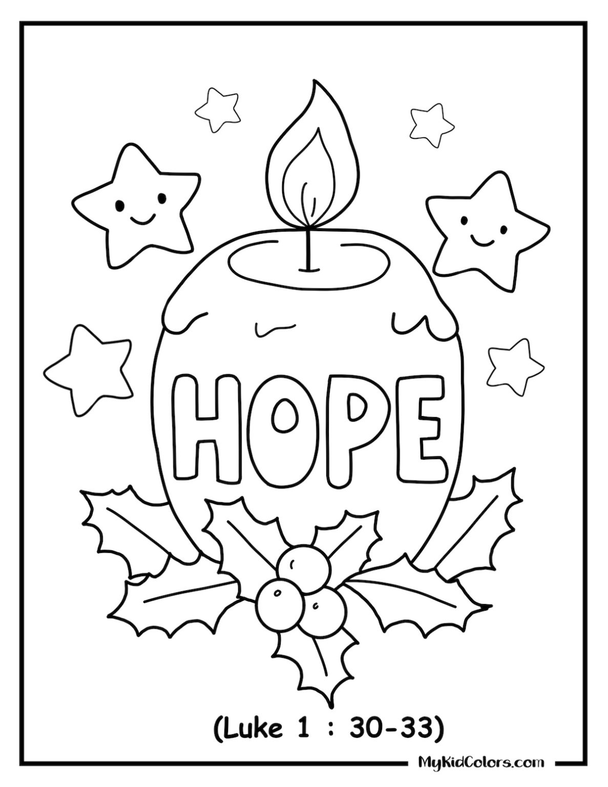 15 Free Advent Coloring Pages for Kids and Families