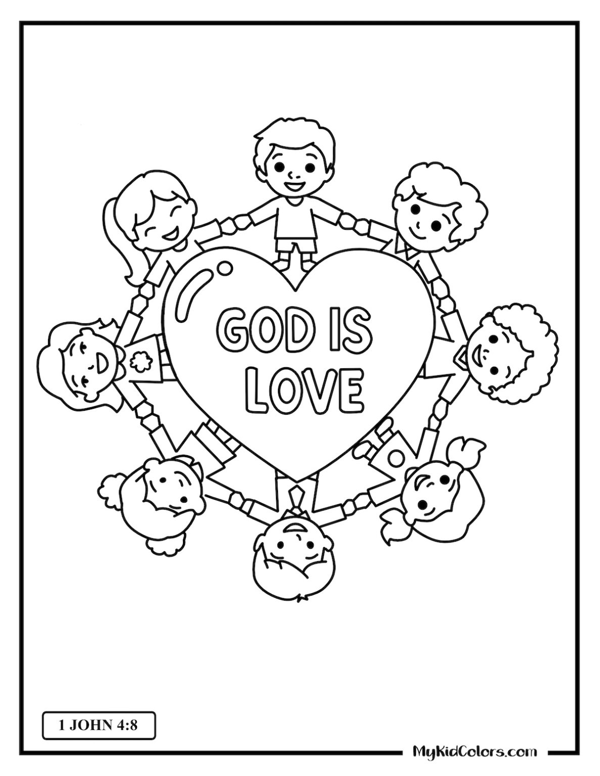 15 God Coloring Pages for Kids | Faith-Filled Printables for Sunday ...