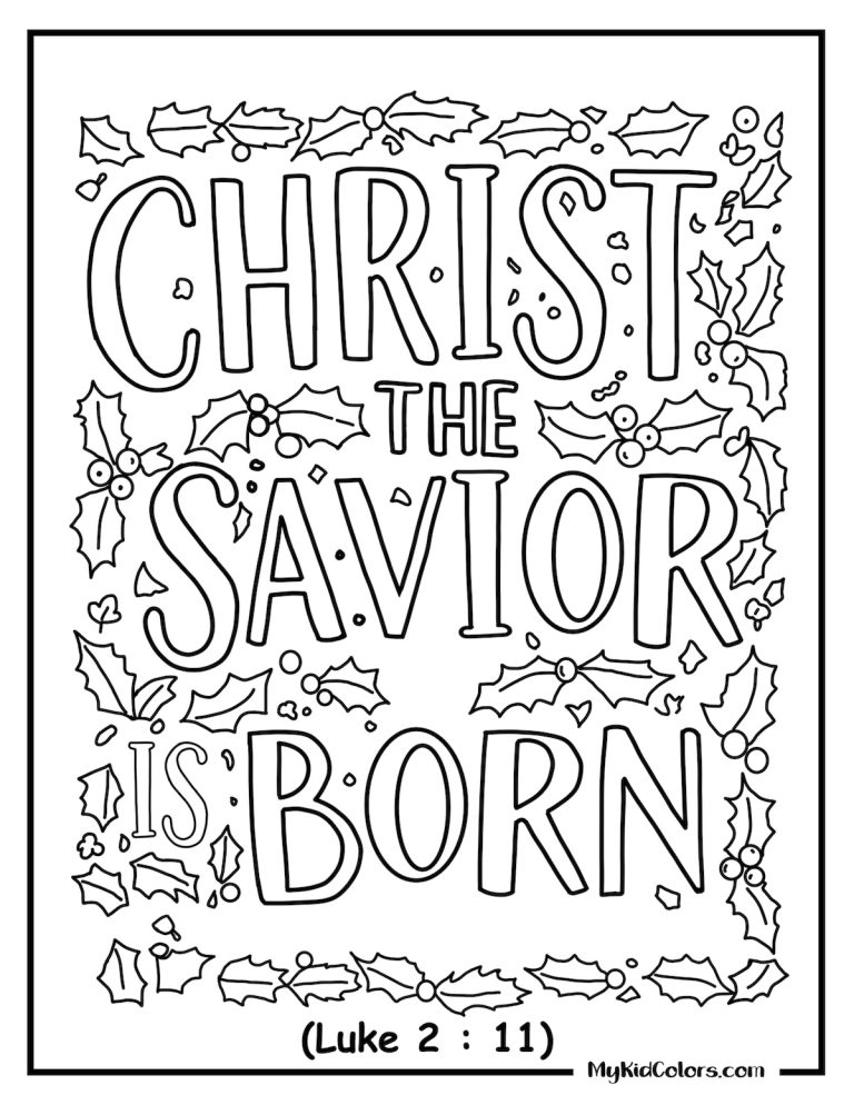 15 Free Advent Coloring Pages for Kids and Families