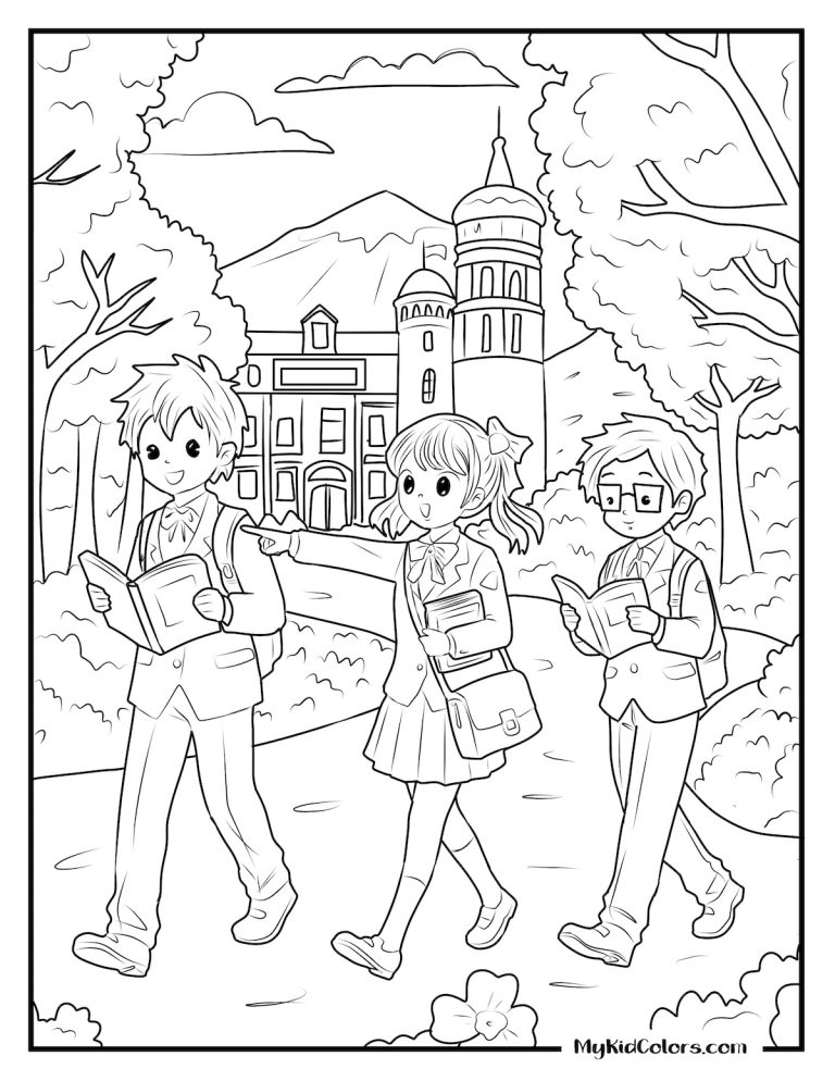 15 Free Anime Coloring Pages for Fans of All Ages