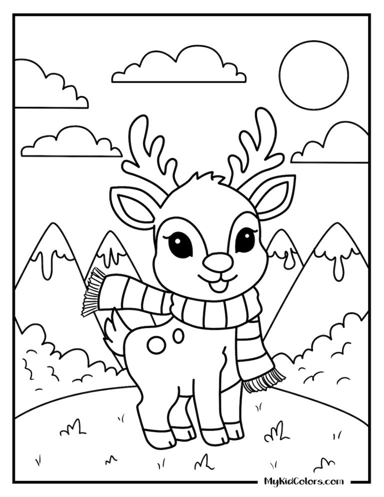 15 December Coloring Pages | Cozy Holiday Scenes for Kids to Enjoy