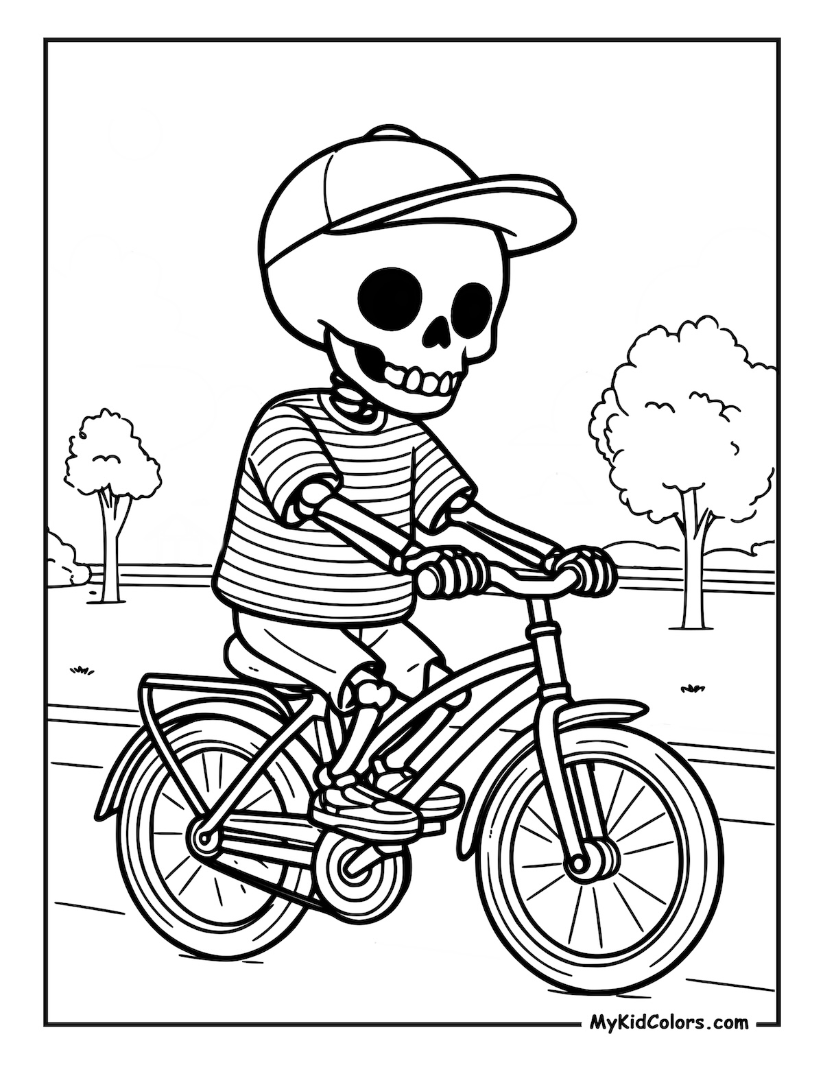 15 Skeleton Coloring Pages – Spooky, Creative & Free Designs for Kids