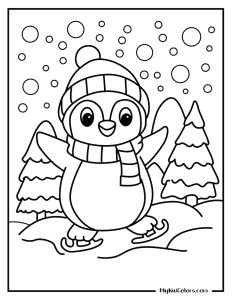 15 December Coloring Pages | Cozy Holiday Scenes for Kids to Enjoy