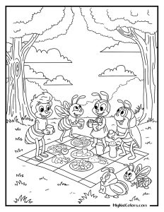 15 Adorable Insect Coloring Pages That Make Learning About Bugs Fun