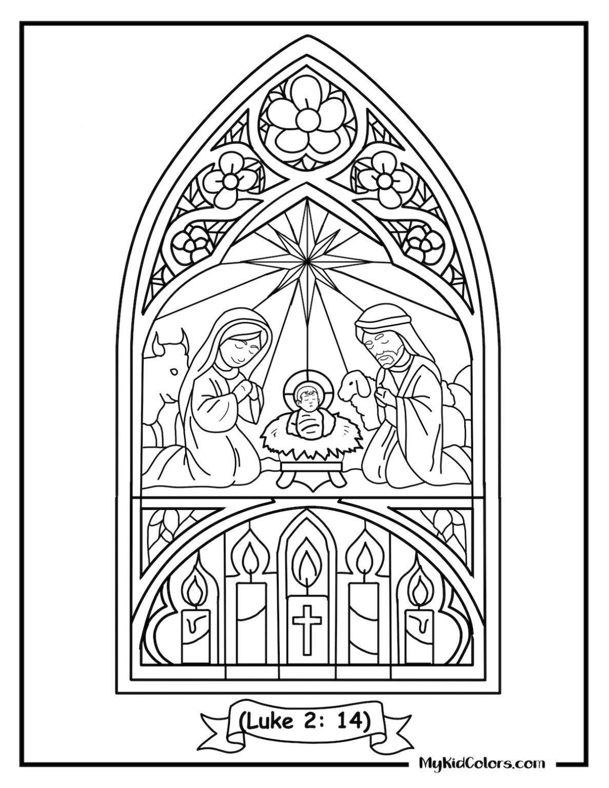 15 Free Advent Coloring Pages for Kids and Families