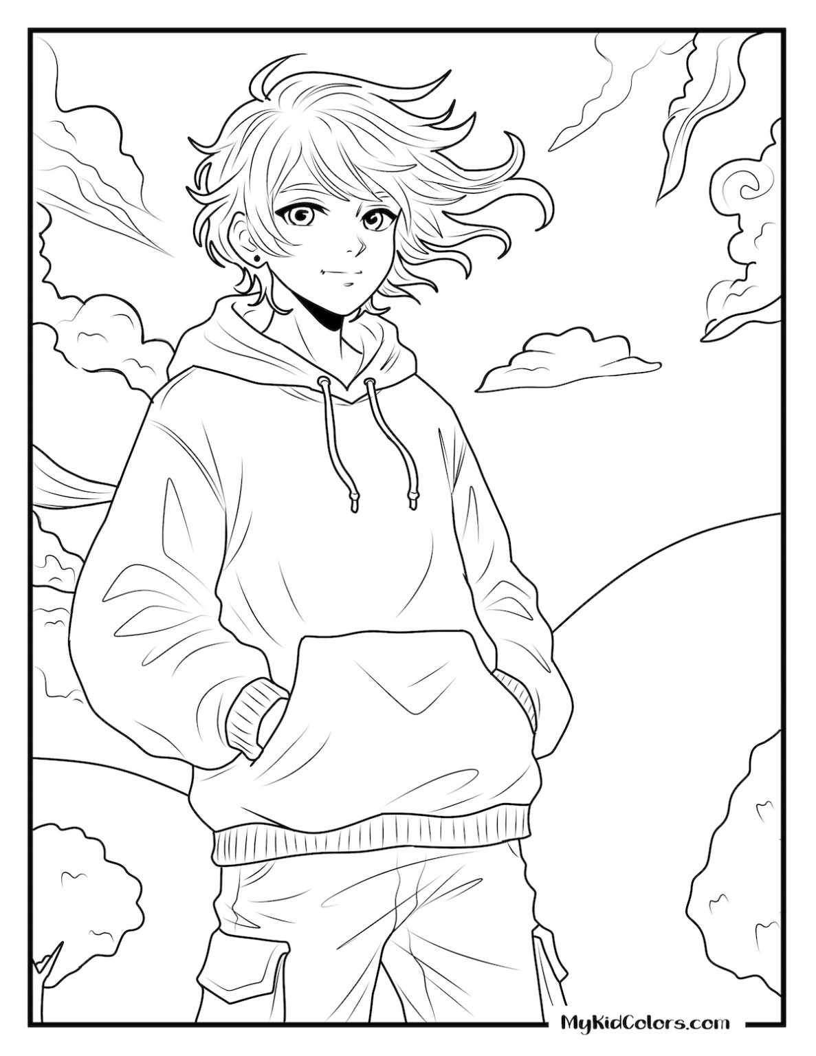 15 Free Anime Coloring Pages for Fans of All Ages