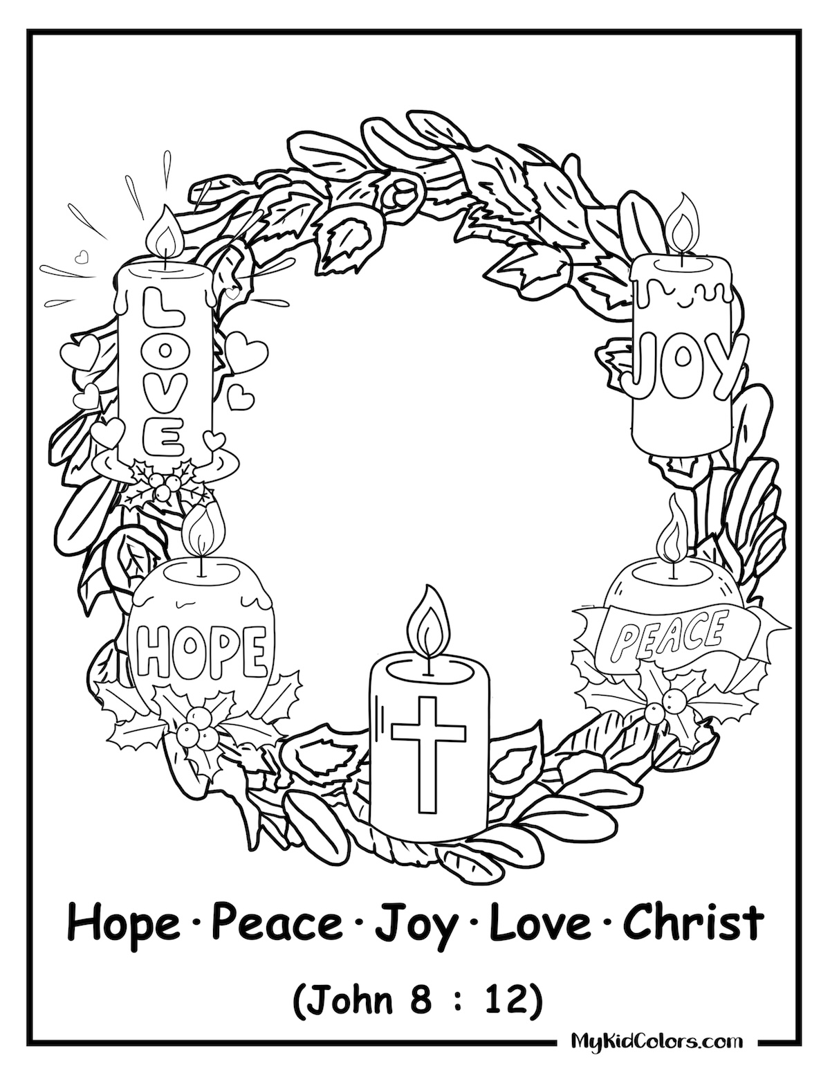 15 Free Advent Coloring Pages for Kids and Families