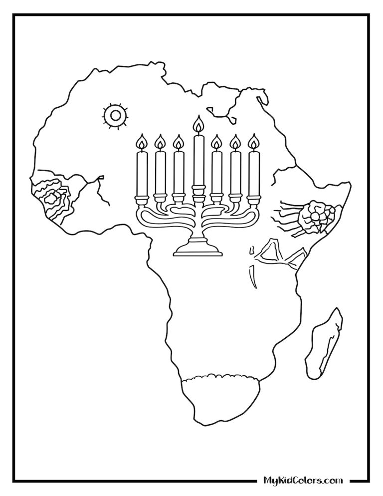 15 Free Kwanzaa Coloring Pages to Celebrate the Season
