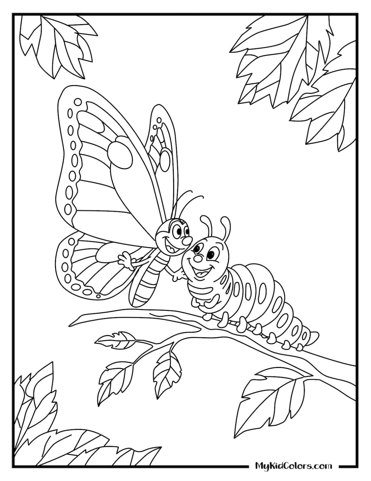 15 Adorable Insect Coloring Pages That Make Learning About Bugs Fun