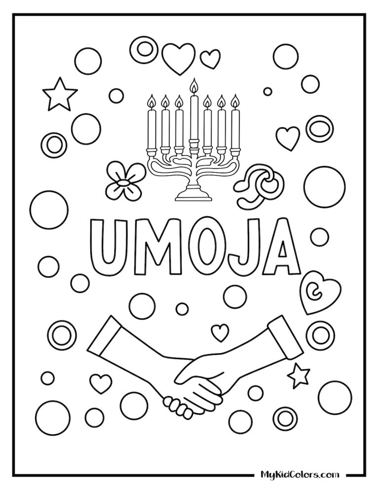 15 Free Kwanzaa Coloring Pages to Celebrate the Season