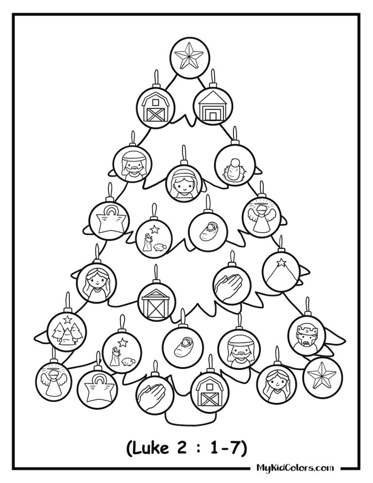 15 Free Advent Coloring Pages for Kids and Families