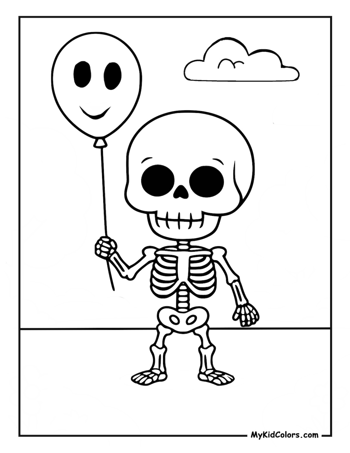15 Skeleton Coloring Pages – Spooky, Creative & Free Designs for Kids