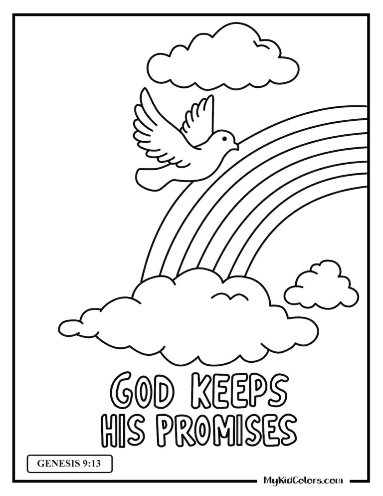 15 God Coloring Pages for Kids | Faith-Filled Printables for Sunday ...