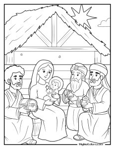 15 Free Baby Jesus Coloring Pages (Free PDF Printables)