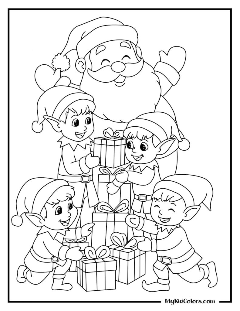 15 Free Santa Claus Coloring Pages (Free PDF Printables)