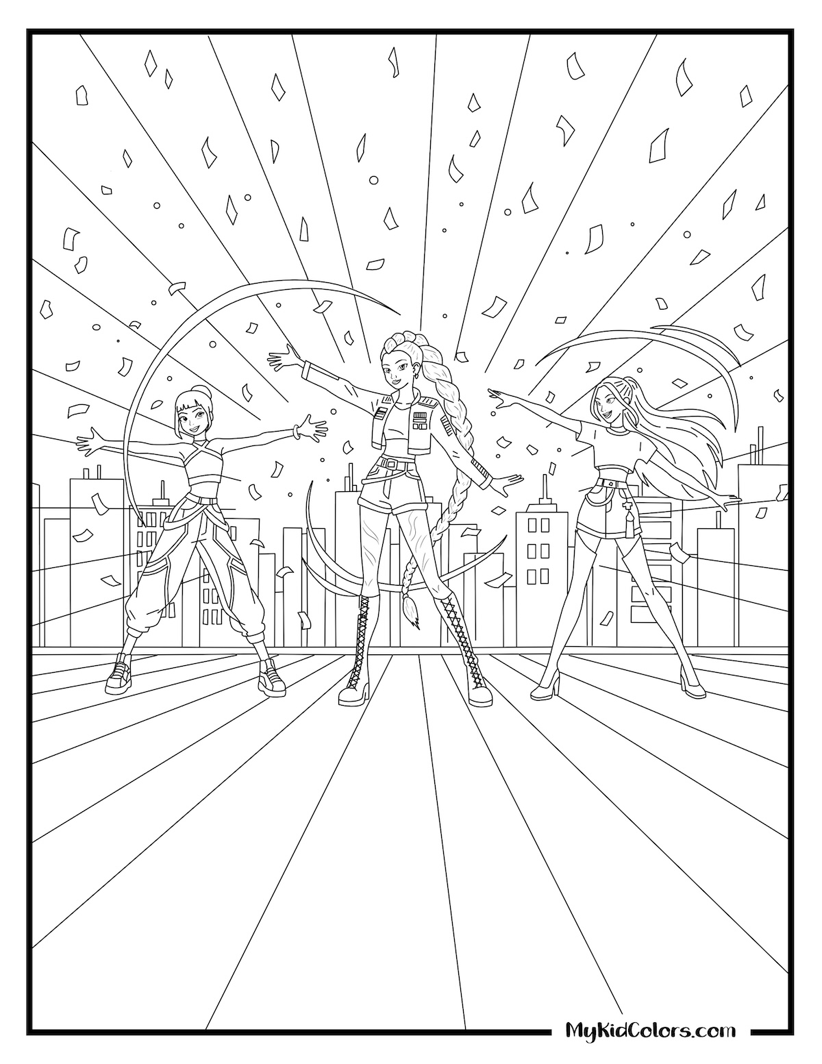 15 Free Huntrix Coloring Pages (Free PDF Printables)