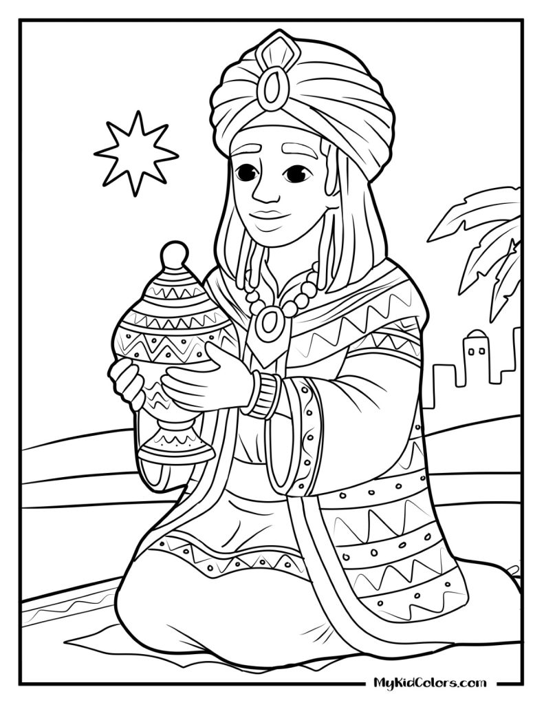 15 Free Three Wise Men Coloring Page (Free PDF Printables)