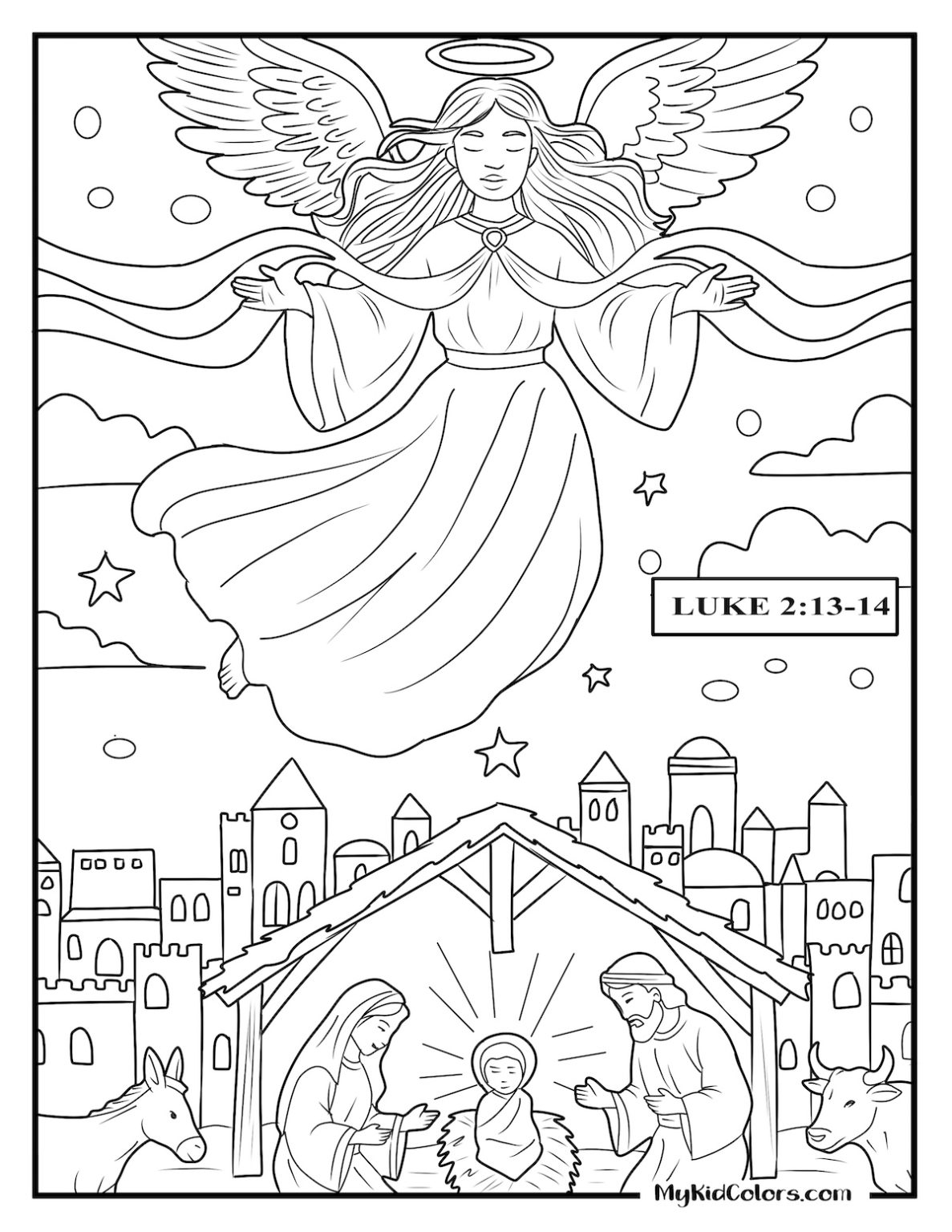 15 Free Baby Jesus Coloring Pages (Free PDF Printables)