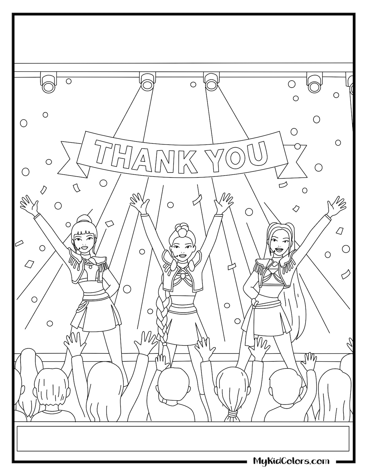 15 Free Huntrix Coloring Pages (Free PDF Printables)