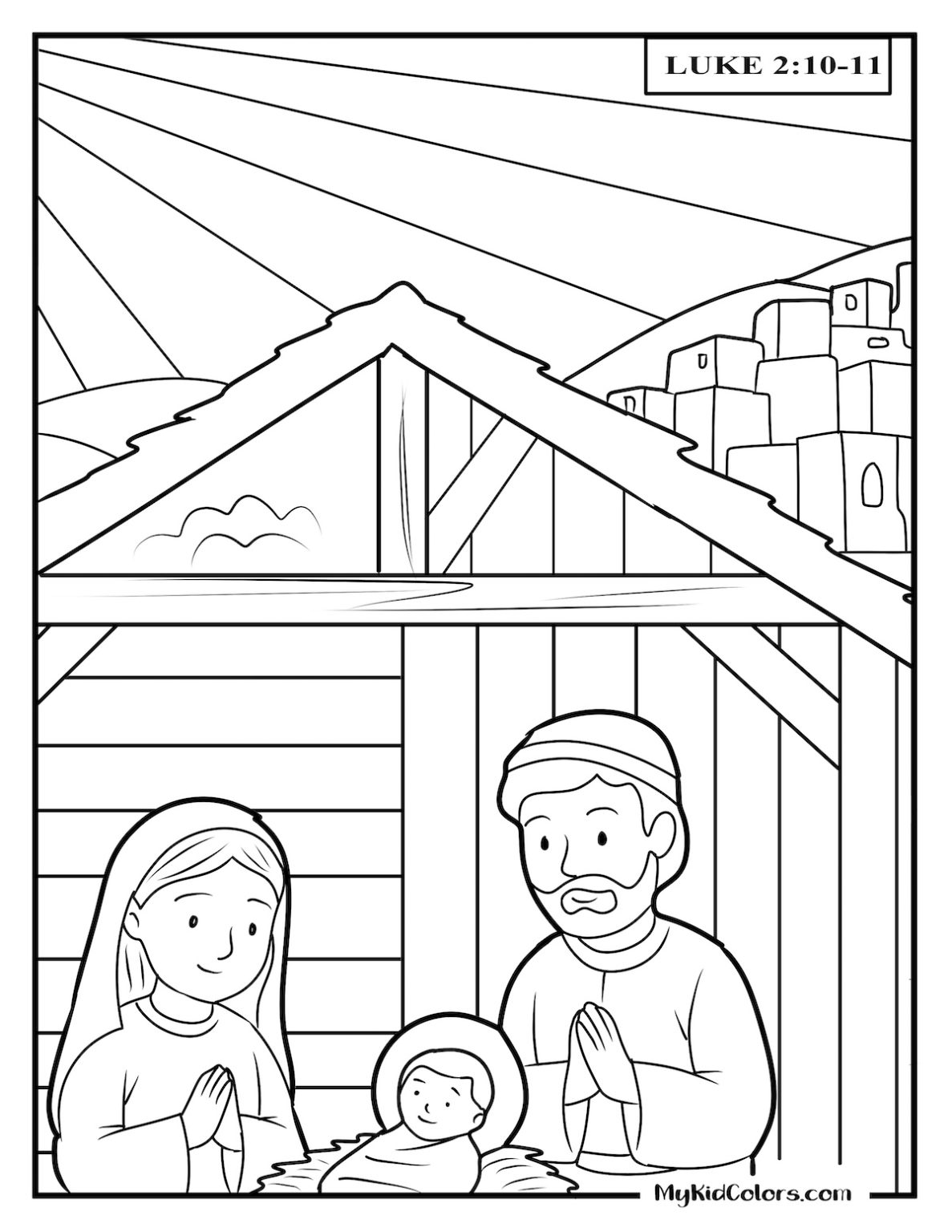 15 Free Baby Jesus Coloring Pages (Free PDF Printables)