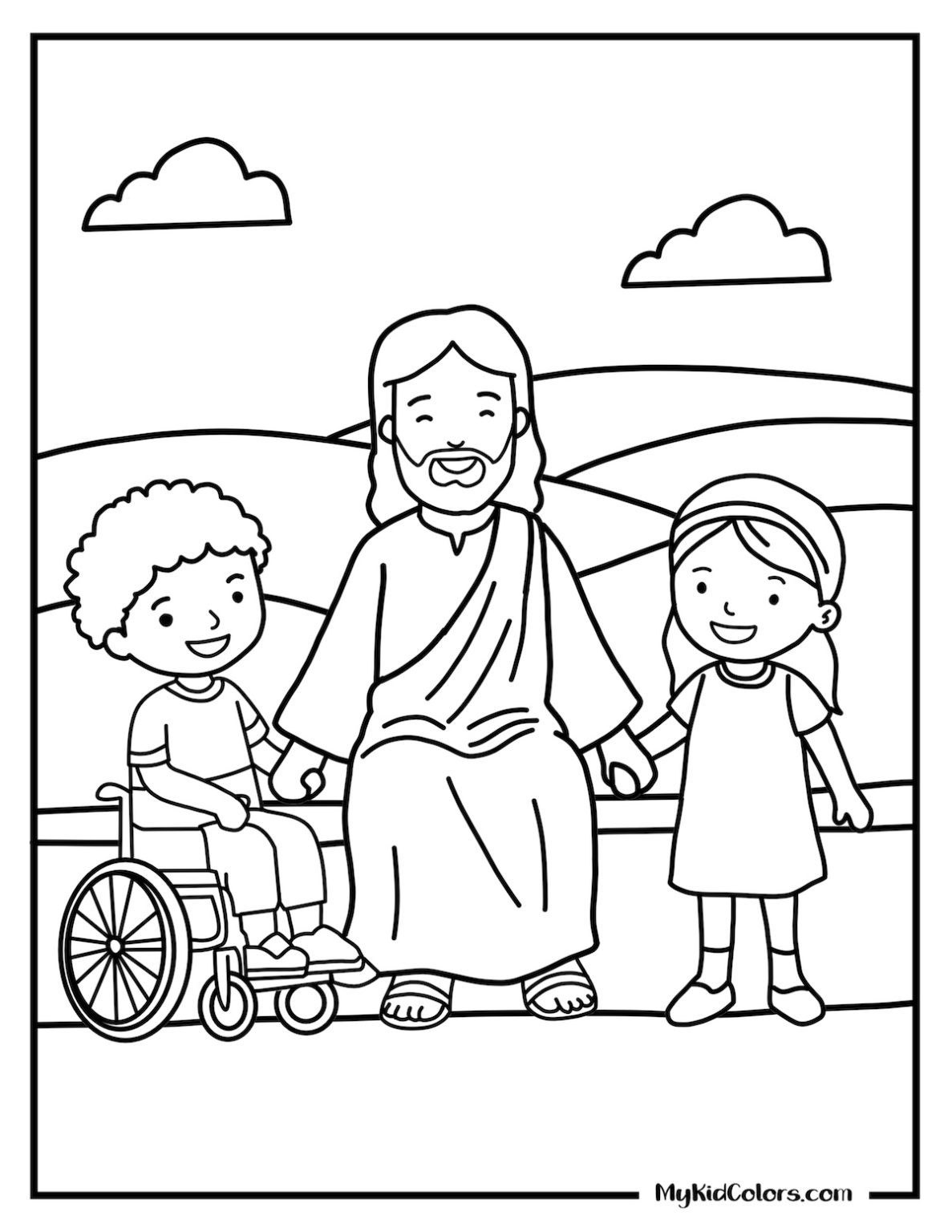 15 Free Jesus Loves Me Coloring Pages (Free PDF Printables)