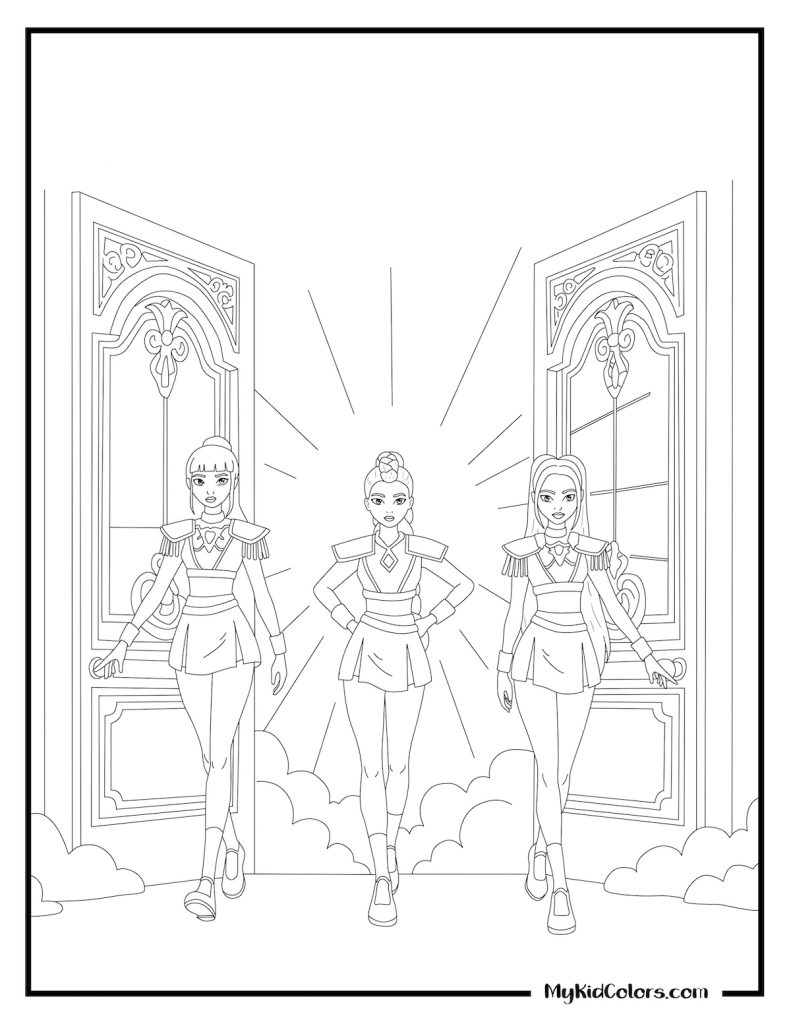 15 Free Huntrix Coloring Pages (Free PDF Printables)