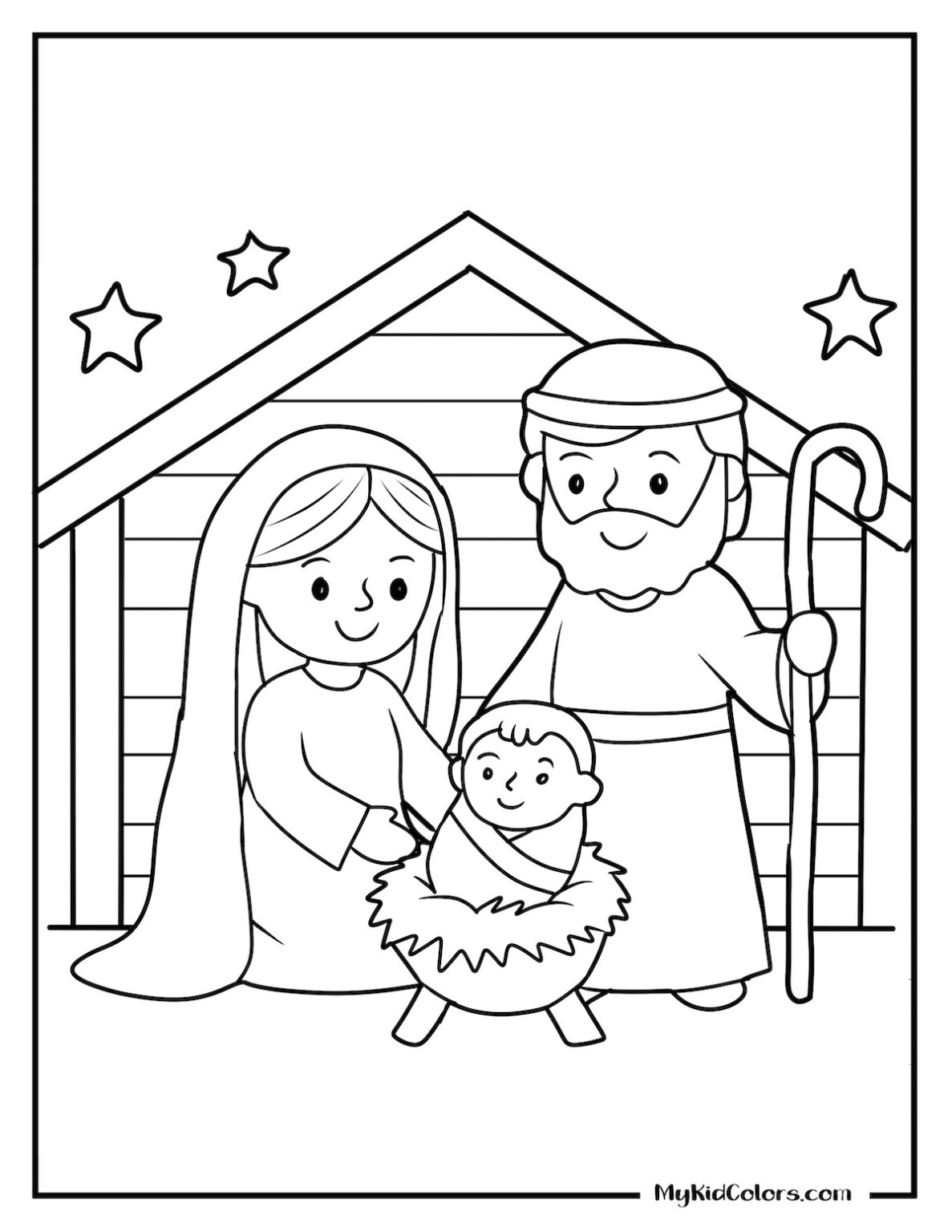 15 Free Baby Jesus Coloring Pages (Free PDF Printables)