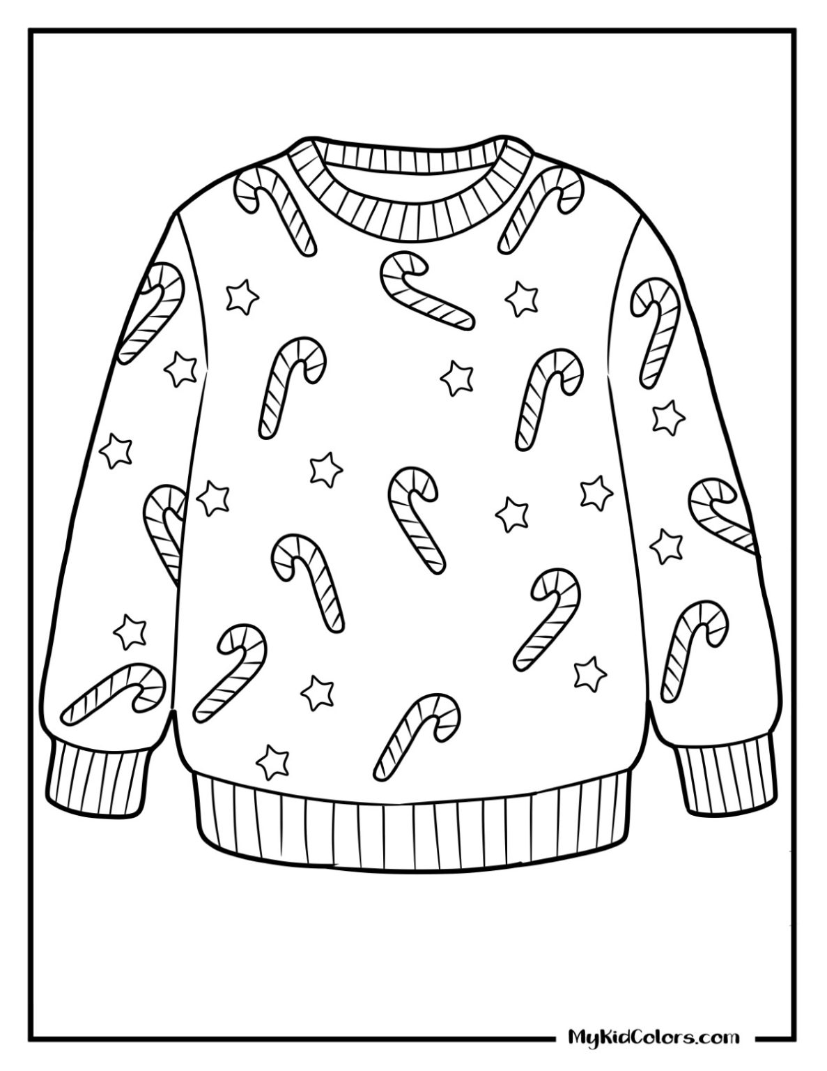 15 Free Ugly Sweater Coloring Page Bundle (Printable PDF)