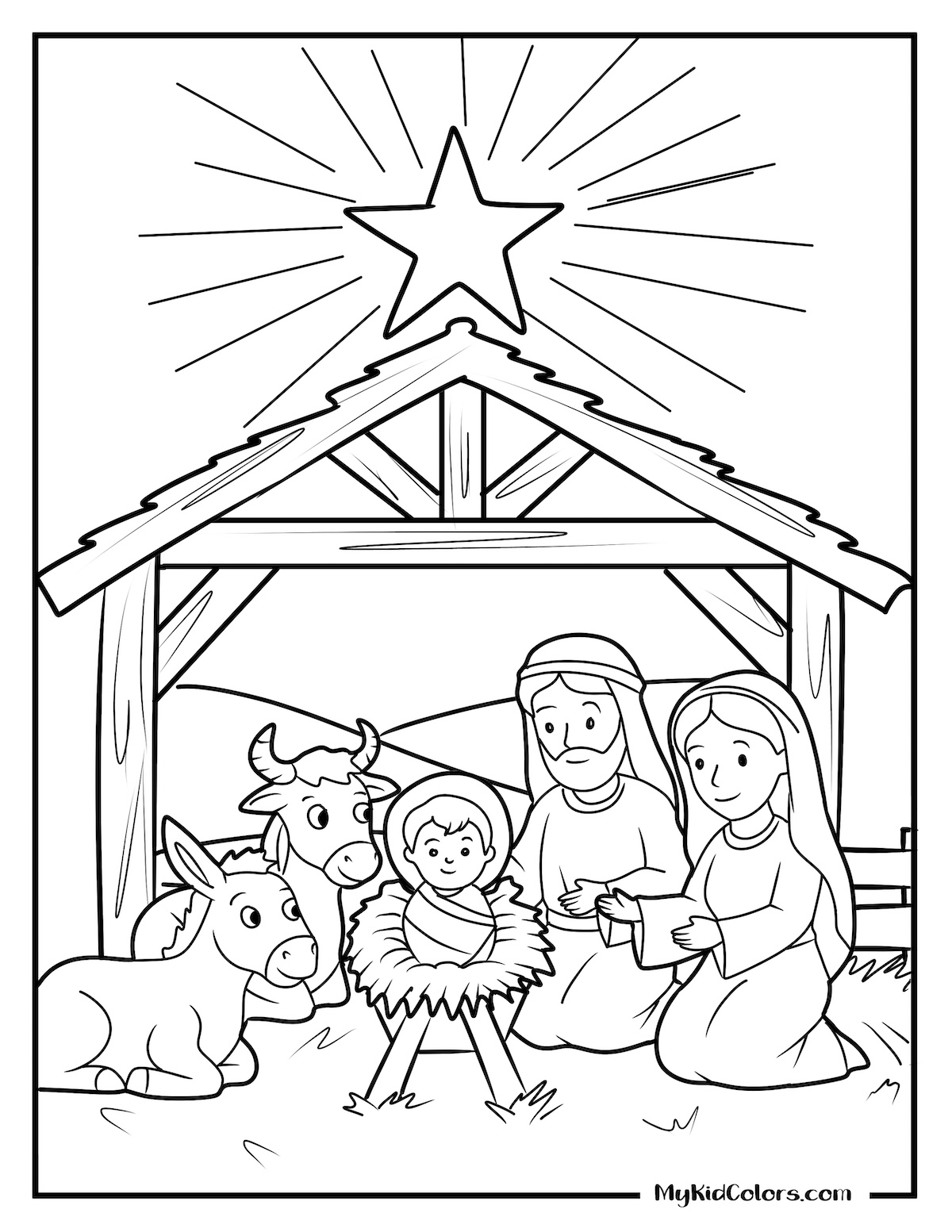 15 Free Baby Jesus Coloring Pages (Free PDF Printables)