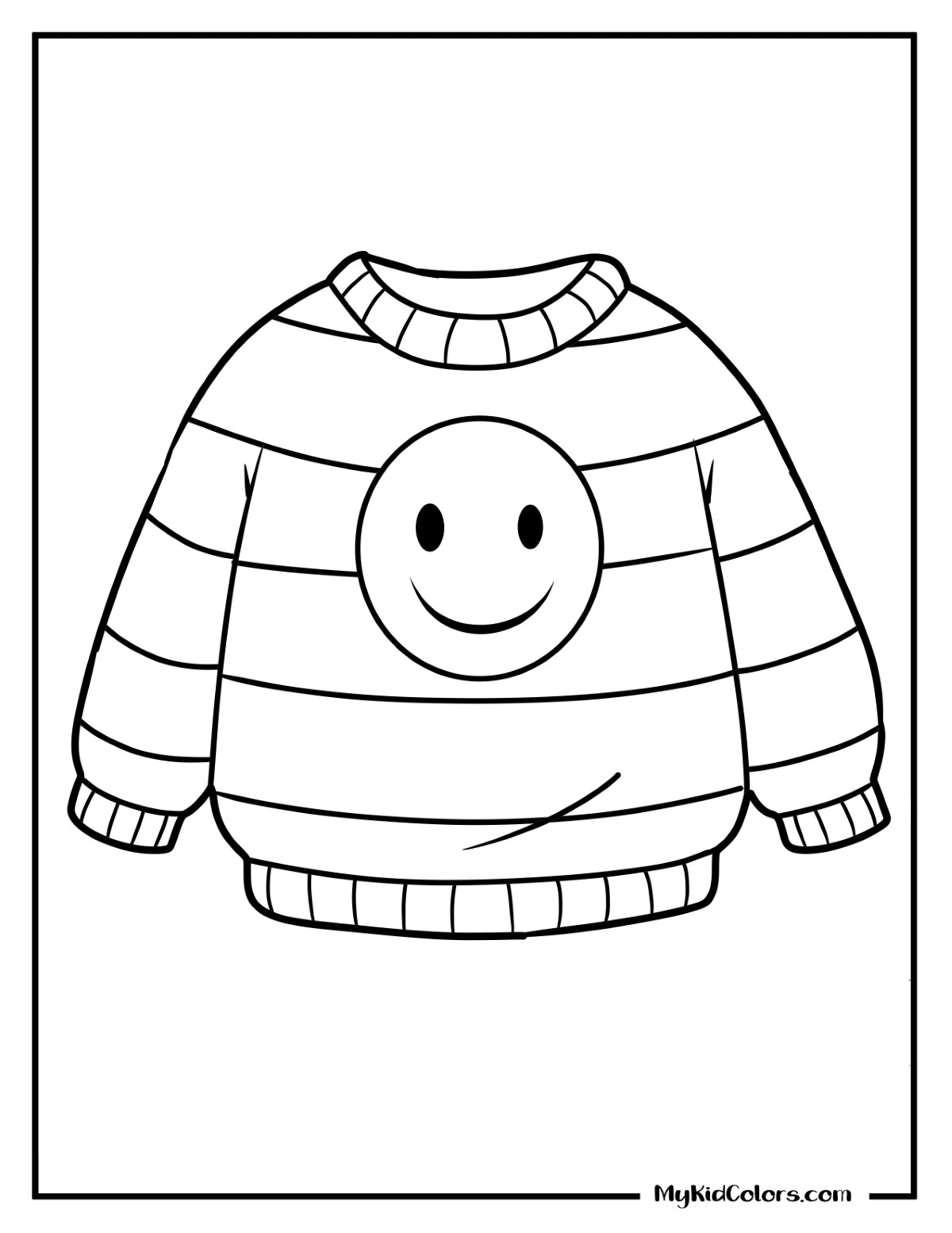 15 Free Ugly Sweater Coloring Page Bundle (Printable PDF)