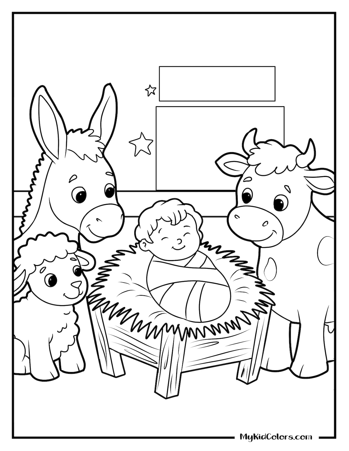 15 Free Baby Jesus Coloring Pages (Free PDF Printables)