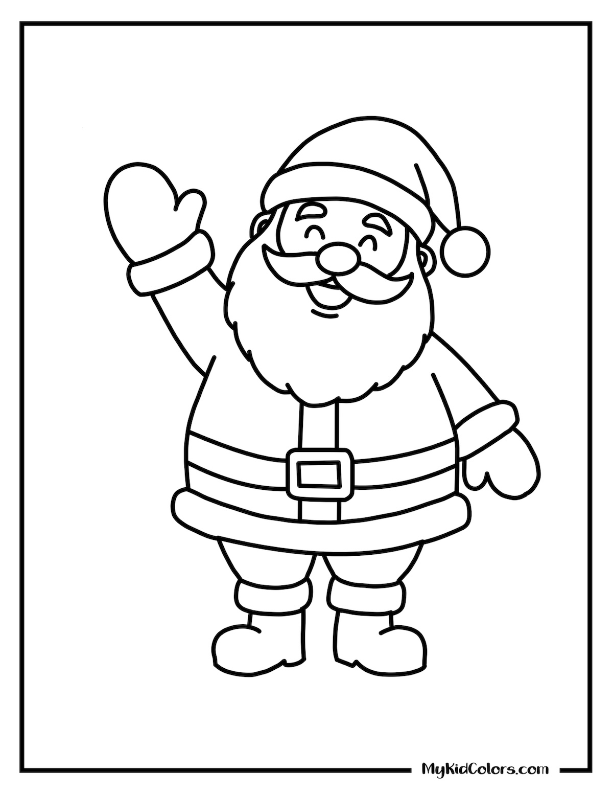 15 Free Santa Coloring Pages (Free Printable PDF)