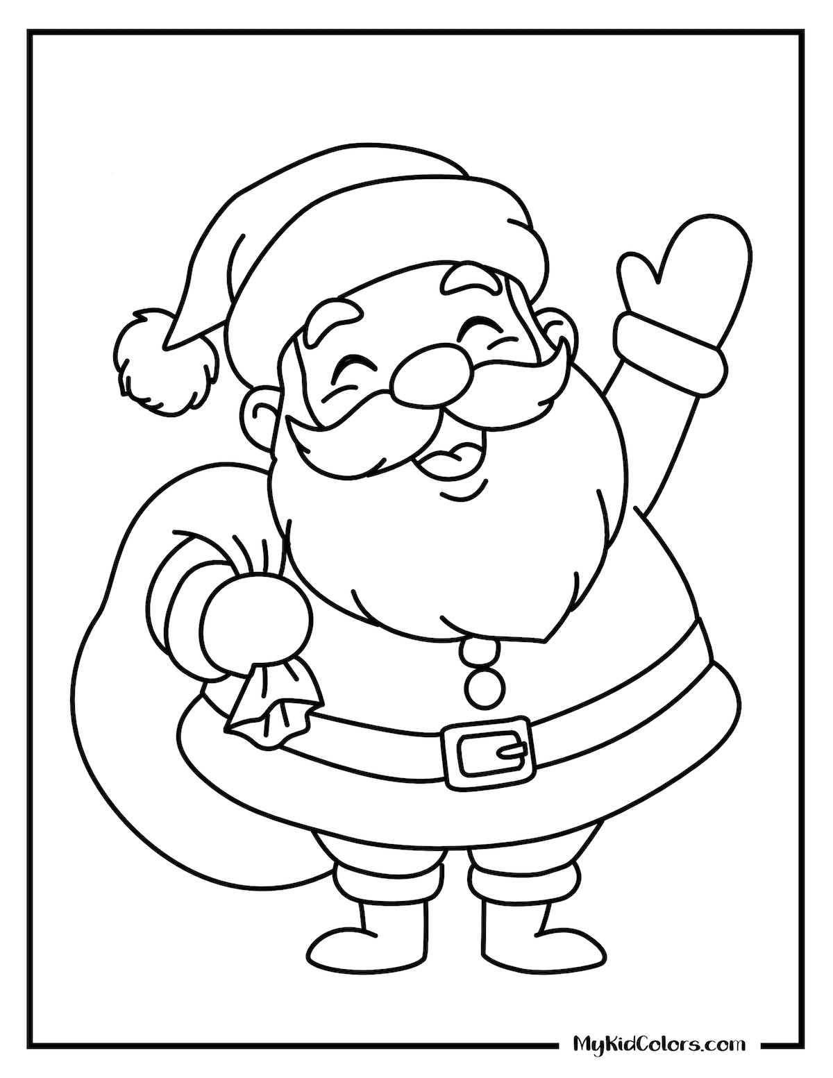 15 Free Santa Claus Coloring Pages (Free PDF Printables)