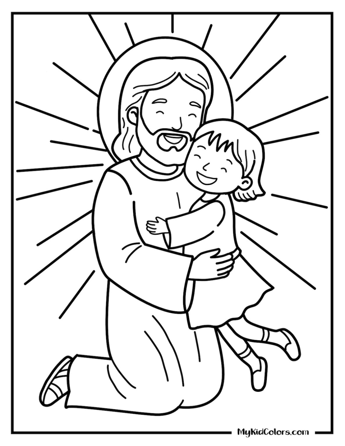 15 Free Jesus Loves Me Coloring Pages (Free PDF Printables)