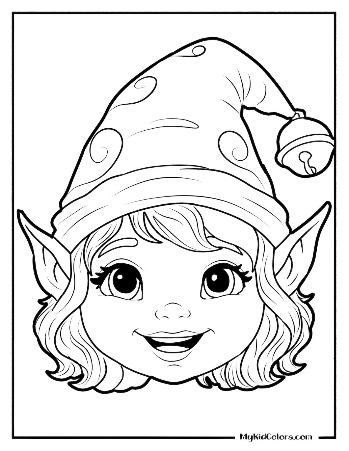 15 Free Elf Coloring Pages for Kids & Families