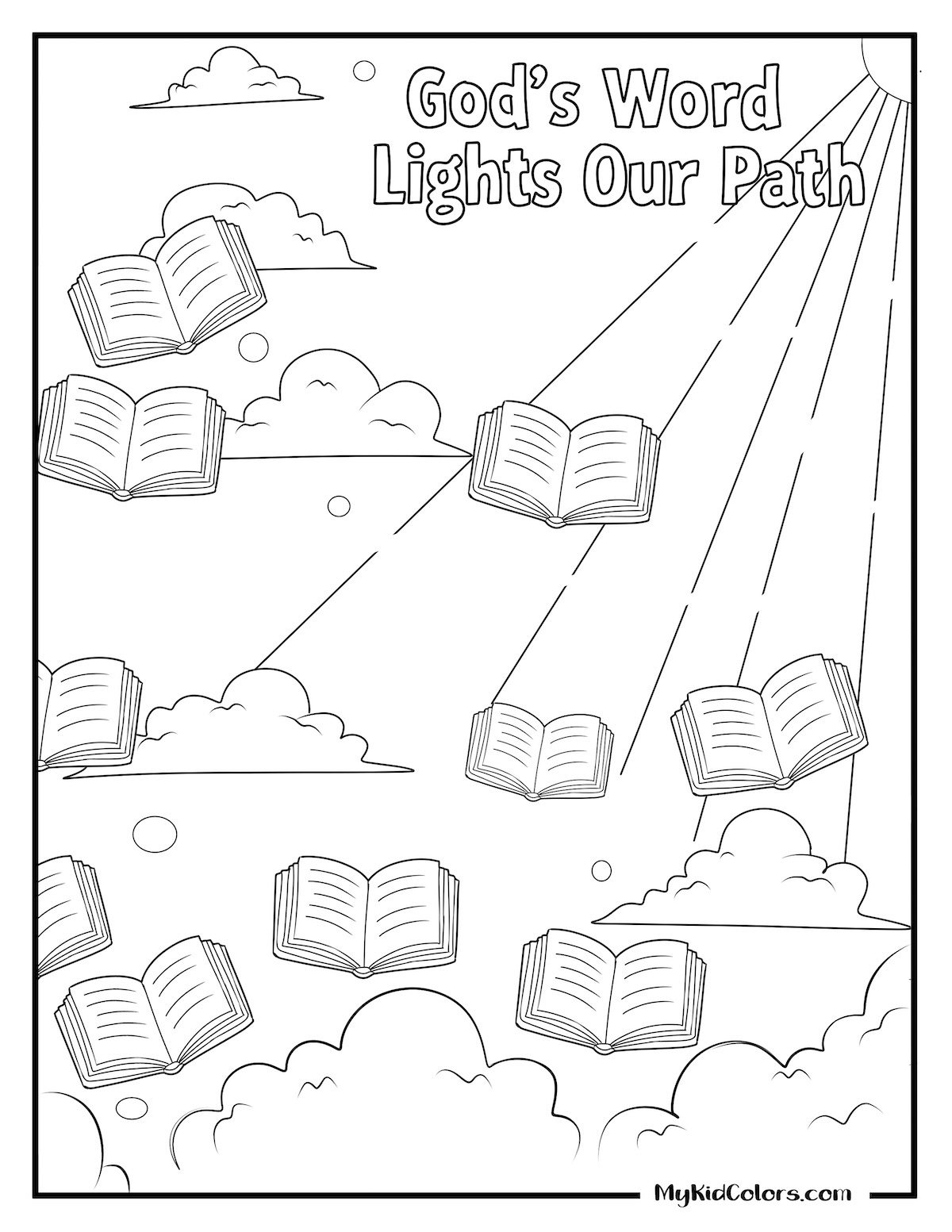 15 Free Books of The Bible Printable Coloring Pages for Kids