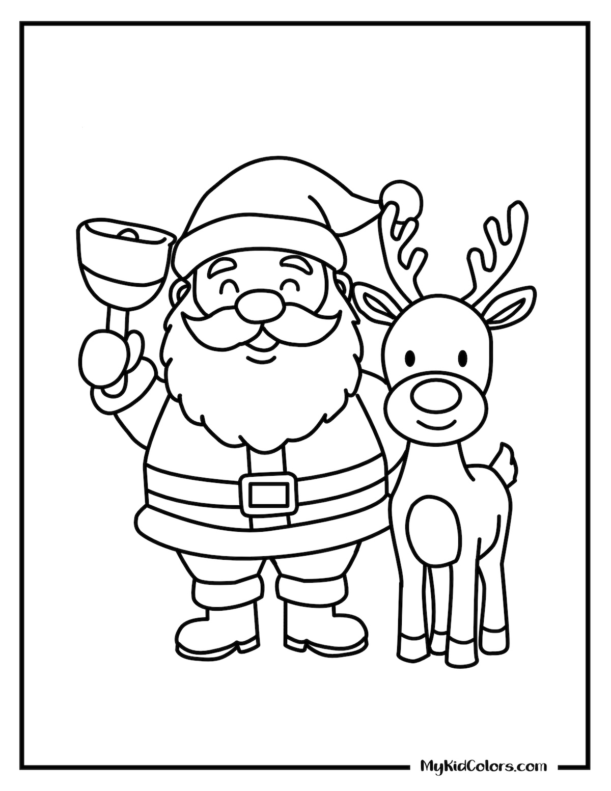 15 Free Santa Coloring Pages (Free Printable PDF)