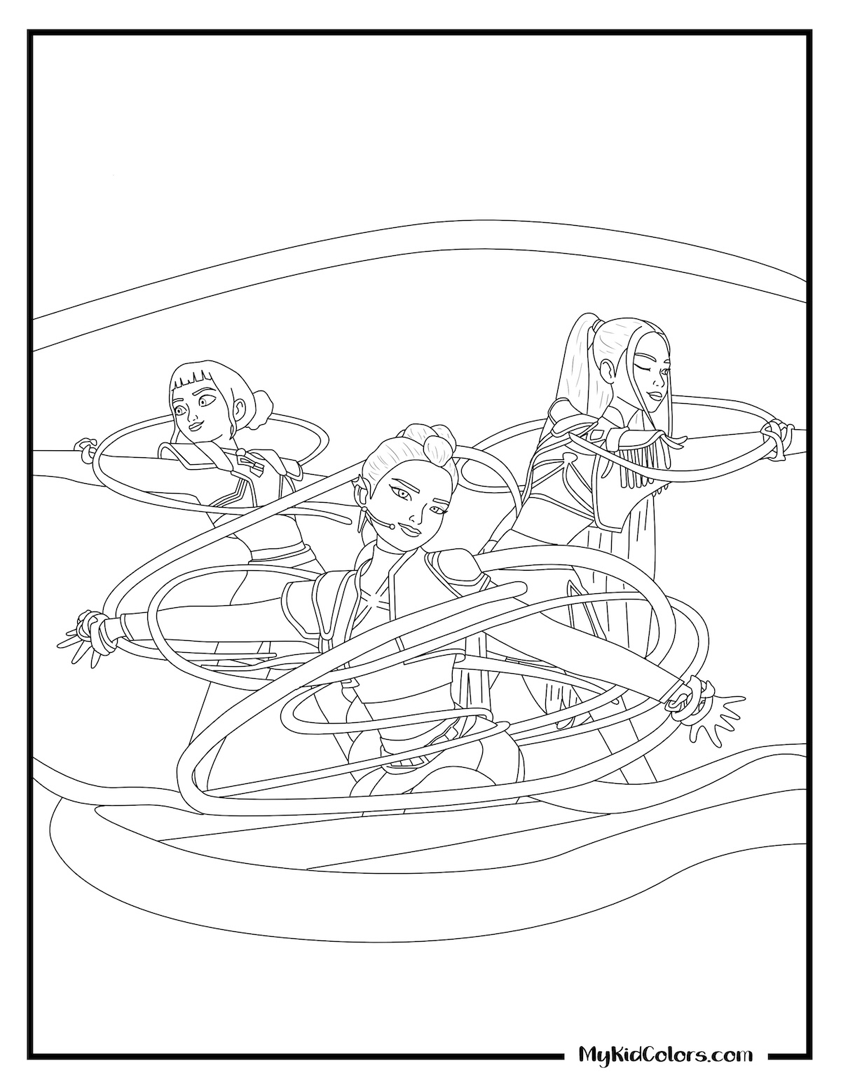 15 Free Huntrix Coloring Pages (Free PDF Printables)